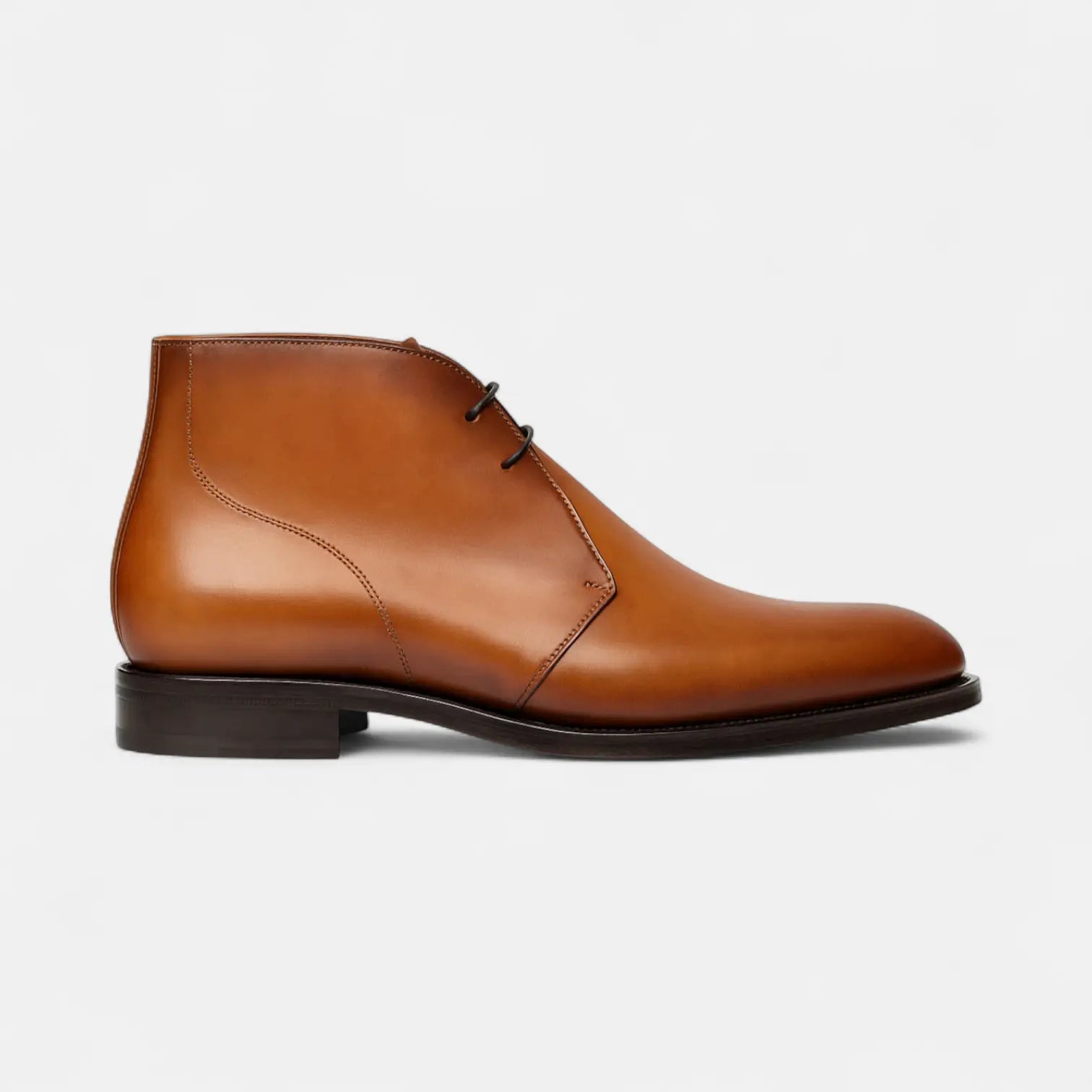 Tan Chukka Leather Boots for Men | Handmade in Spain – Poyter Shoes